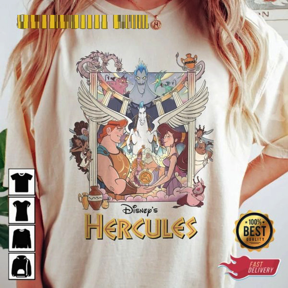 Shirts | Disney Hercules Zeus God Legend Unisex Tshirt Gift For Fan ...